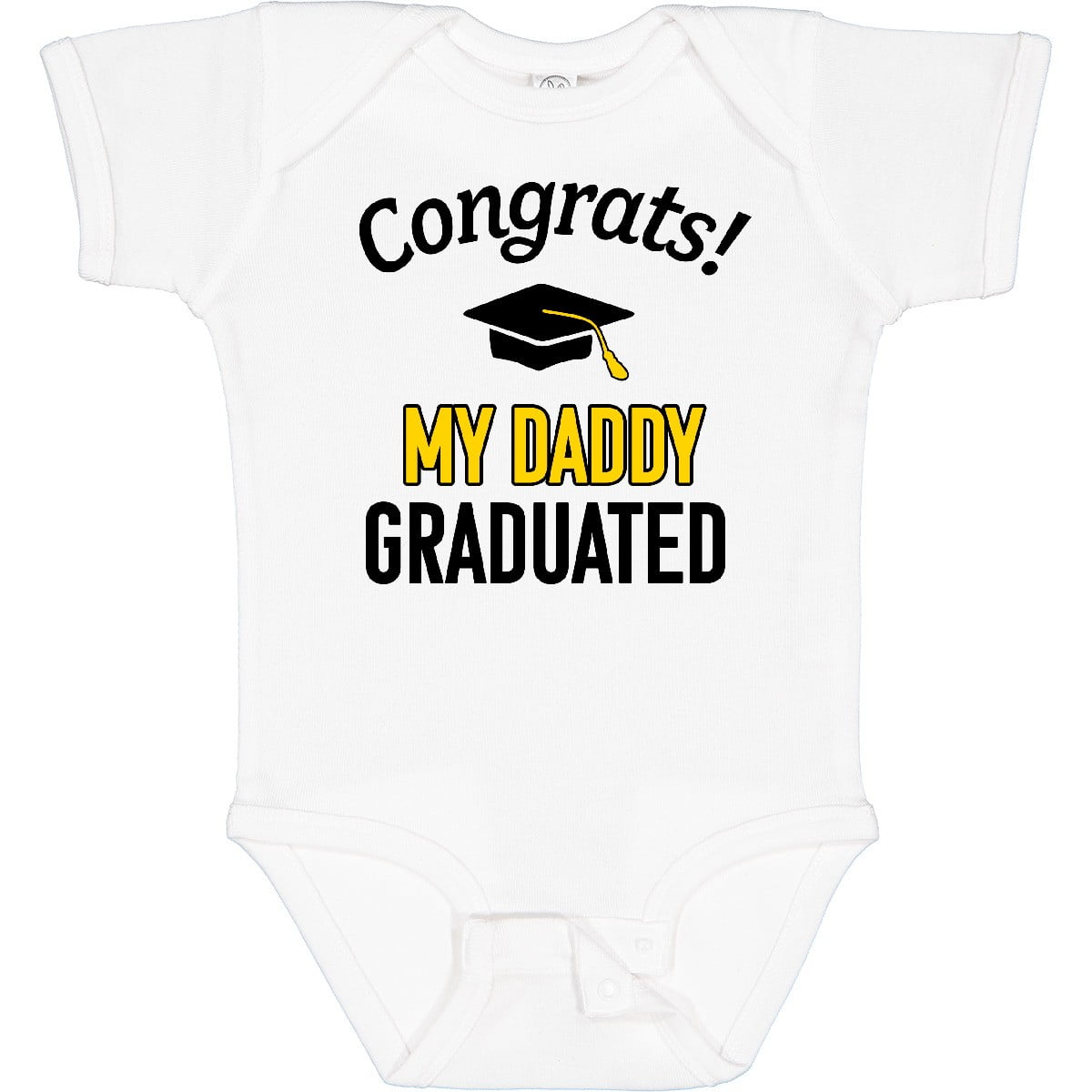 Tiny Nest Congrats! My Daddy Graduated With Cap Baby Bodysuit School ...