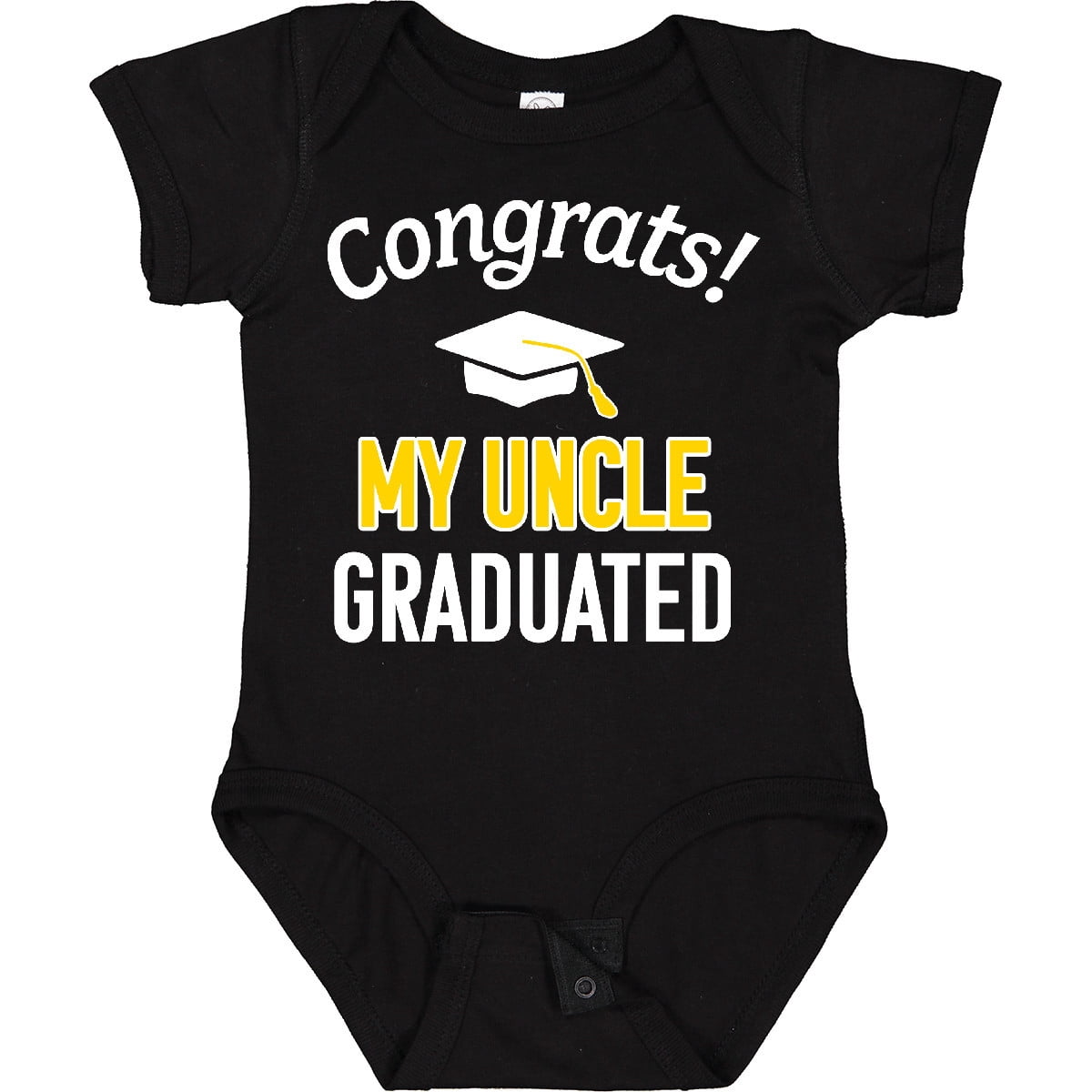 Tiny Nest Congrats! My Uncle Graduated With Cap Baby Bodysuit School ...
