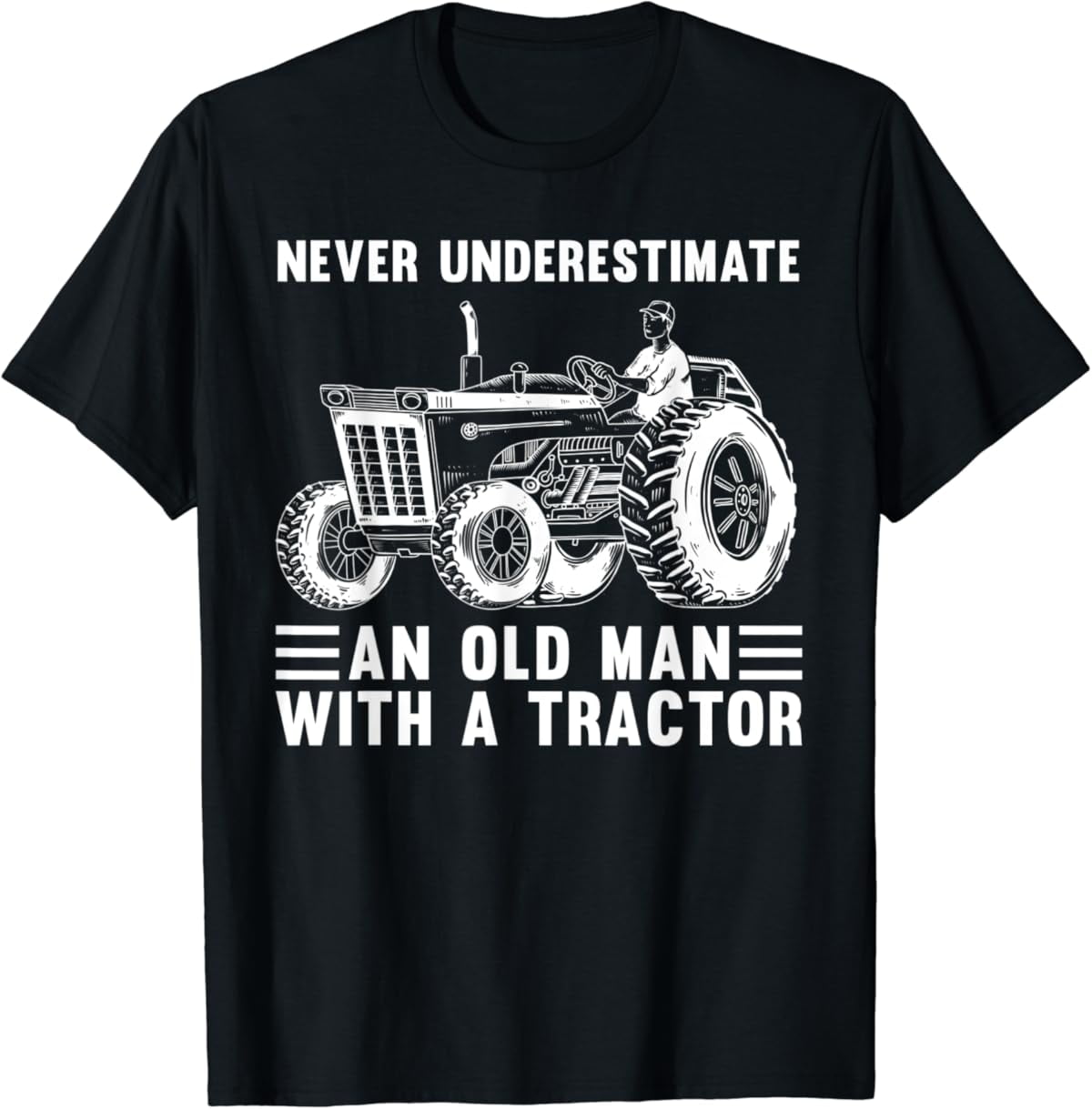 Tiny Nest Cool Tractor Design For Grandpa Men Tractor Driver Farming T ...