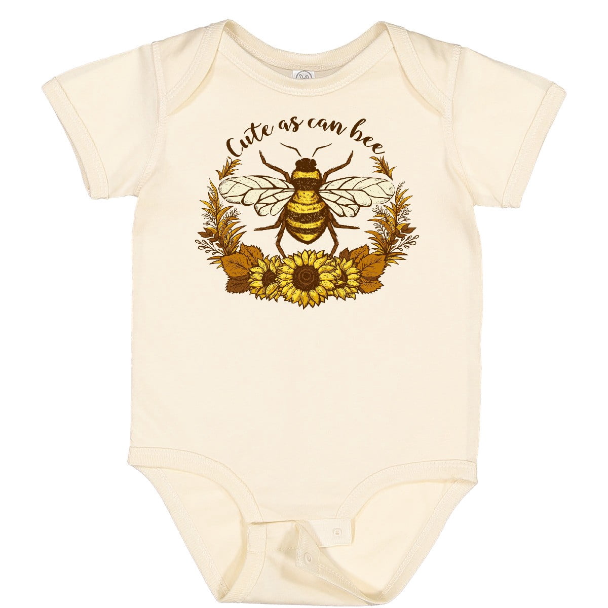 Tiny Nest Cute As Can Bee Baby Bodysuit Bees Owner Farmer Keeper Bumble ...
