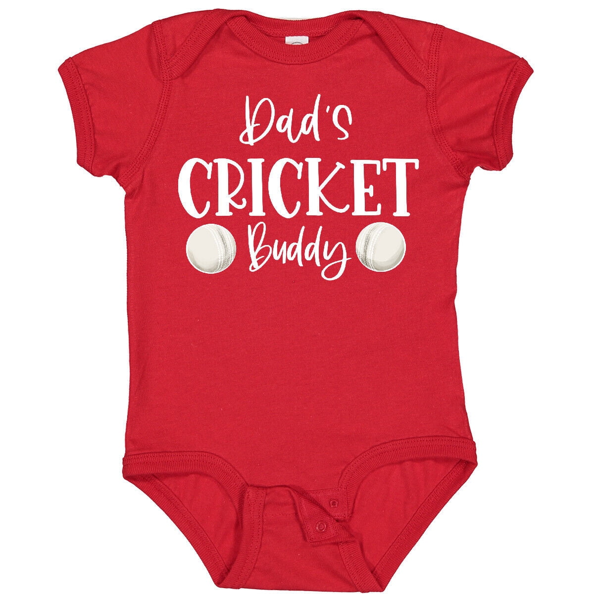 Tiny Nest Dad'S Cricket Buddy Baby Bodysuit Sports Kids Dad Parent ...