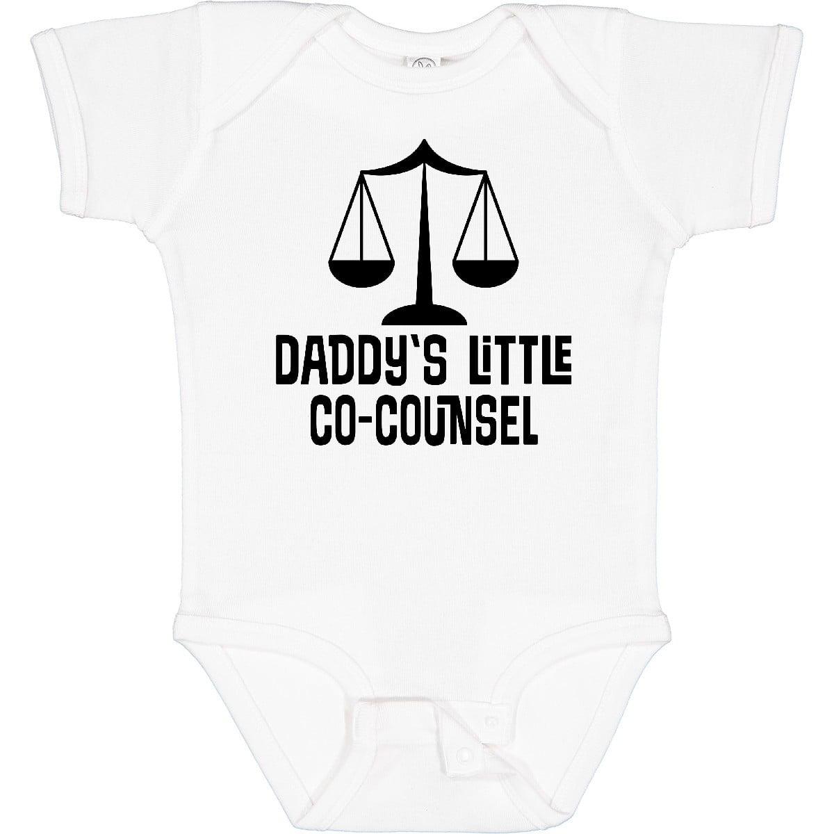 Tiny Nest Daddy Little Co Counsel Lawyer Baby Bodysuit Attorney Mommy ...