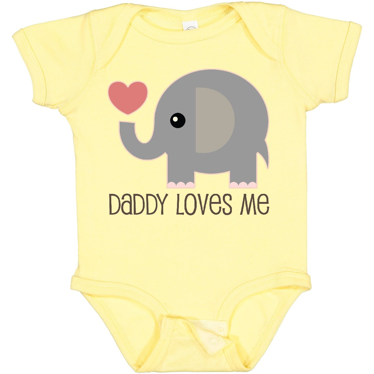 Tiny Nest Daddy Loves Me Baby Bodysuit Babys 1St Fathers Day Dad Kids ...