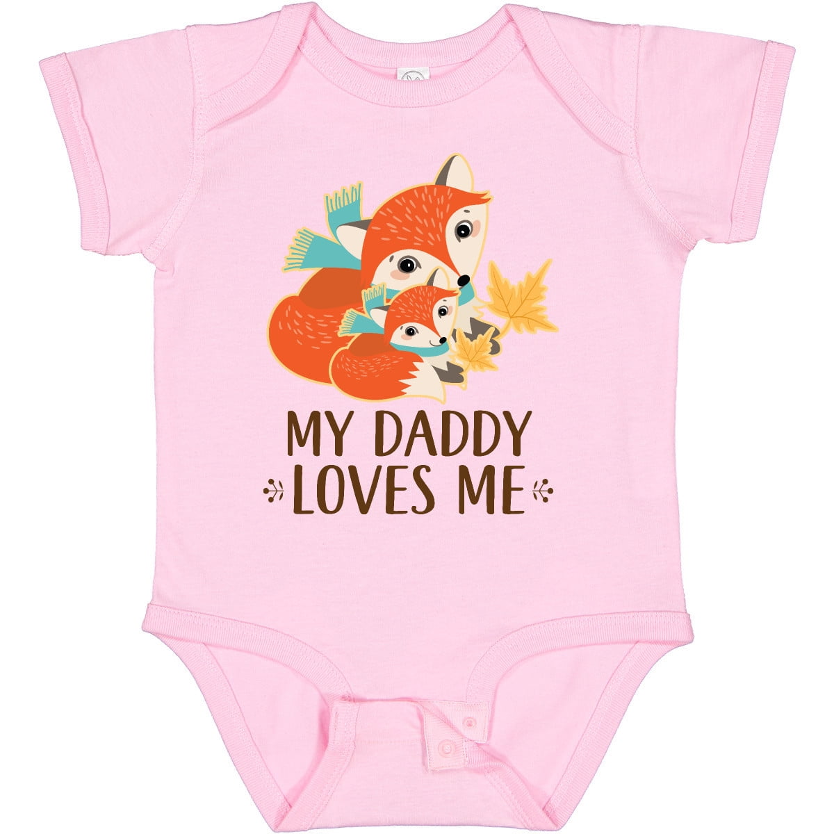 Tiny Nest Daddy Loves Me Woodland Fox Baby Bodysuit Babys 1St Fathers Day First, New Born, Baby ...