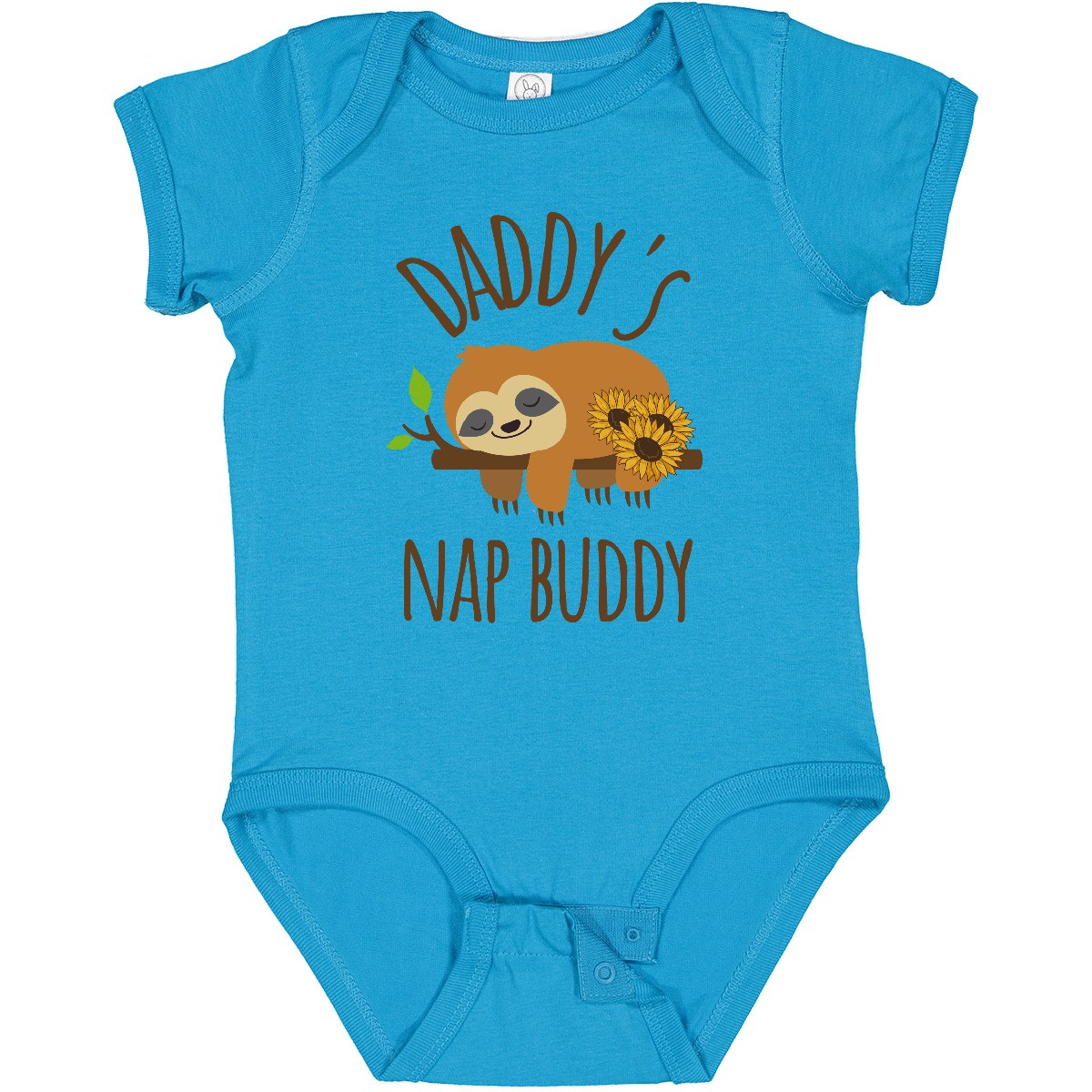 Tiny Nest Daddys Nap Buddy Sloth Baby Bodysuit Dad Daddy Sweet One ...