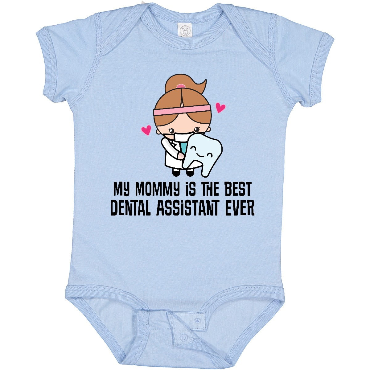 Tiny Nest Dental Assistant Mommy Baby Bodysuit Mom Shower One-Piece ...