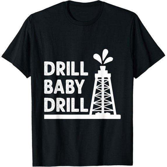 Tiny Nest Drill Baby Drill Drilling Oilfield Trash Oil And Gas Us Flag ...
