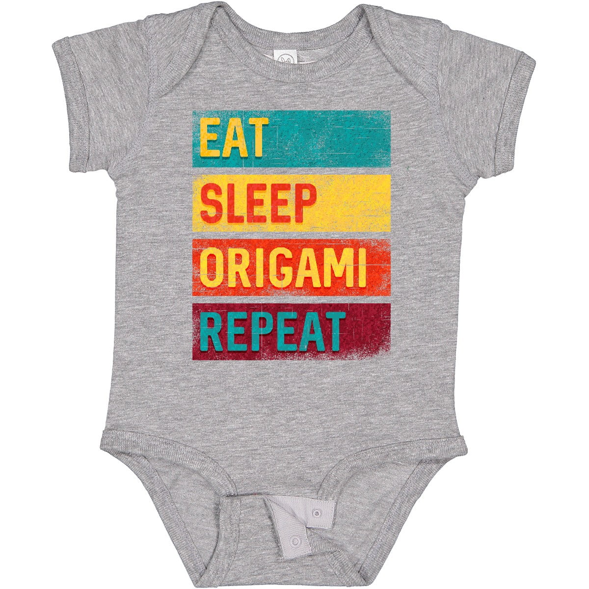 Tiny Nest Eat Sleep Origami Repeat Baby Bodysuit Japan Craft Hobby ...
