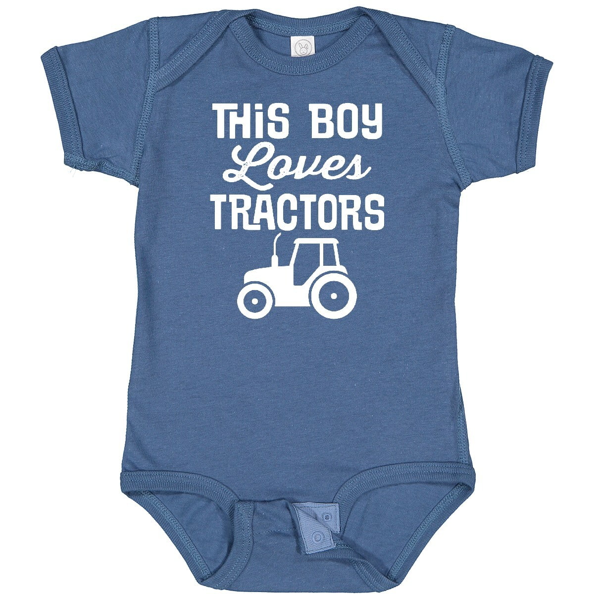 Tiny Nest Farming This Boy Loves Tractors Baby Bodysuit Farm Boys ...