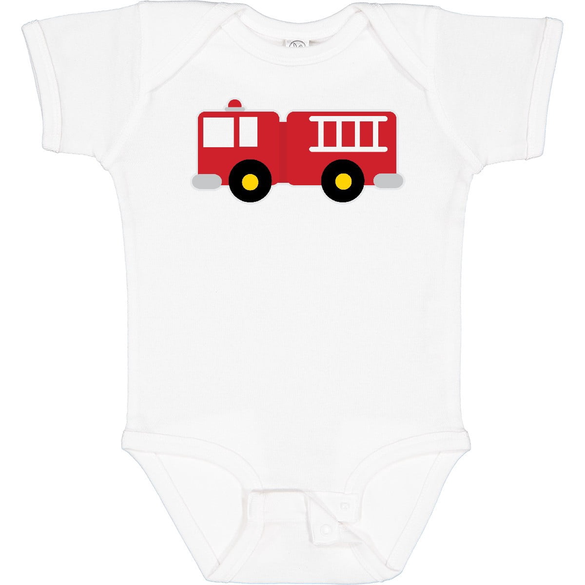 Tiny Nest Fire Truck Childs Fireman Baby Bodysuit Firefighter Future ...