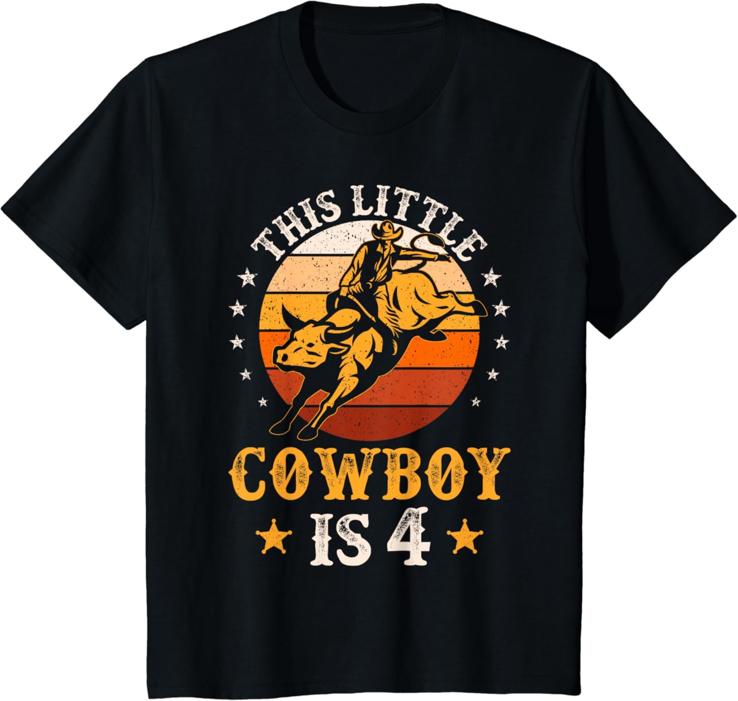 Tiny Nest Fourth Birthday Rodeo Bull Riding Outfit For Kids - Walmart.com