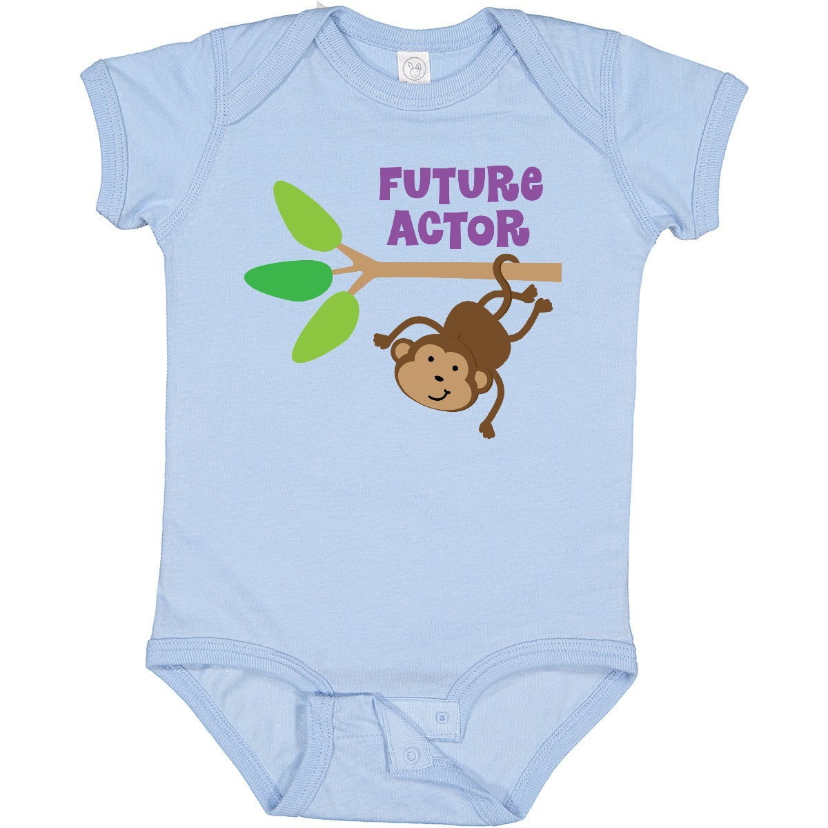 Tiny Nest Future Actor Childs Acting Theater Monkey Baby Bodysuit Kids ...