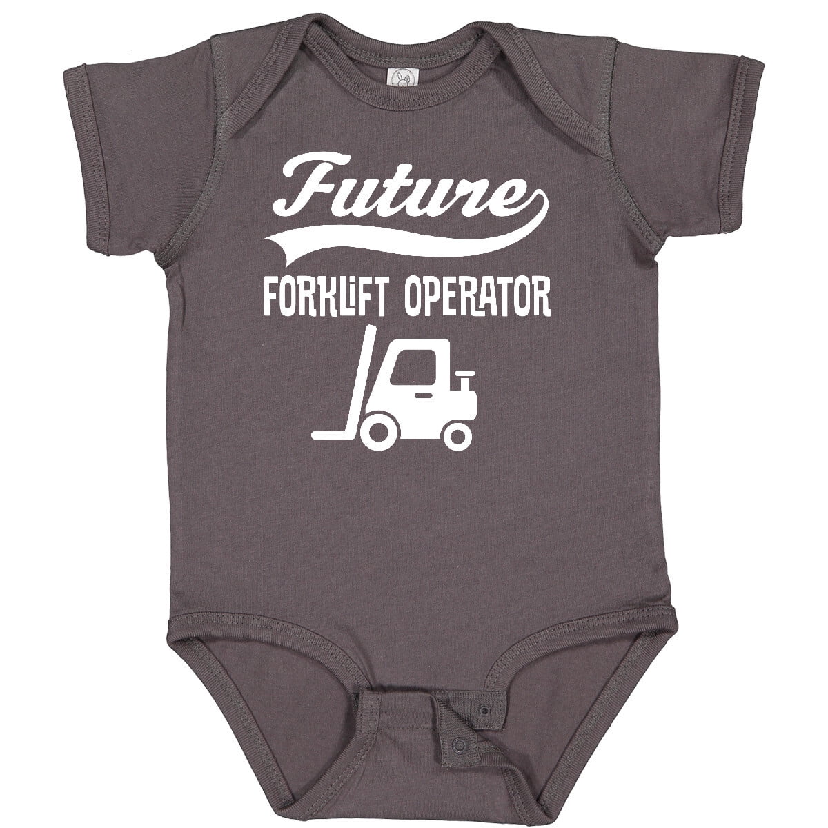 Tiny Nest Future Forklift Operator Baby Bodysuit Job Construction ...