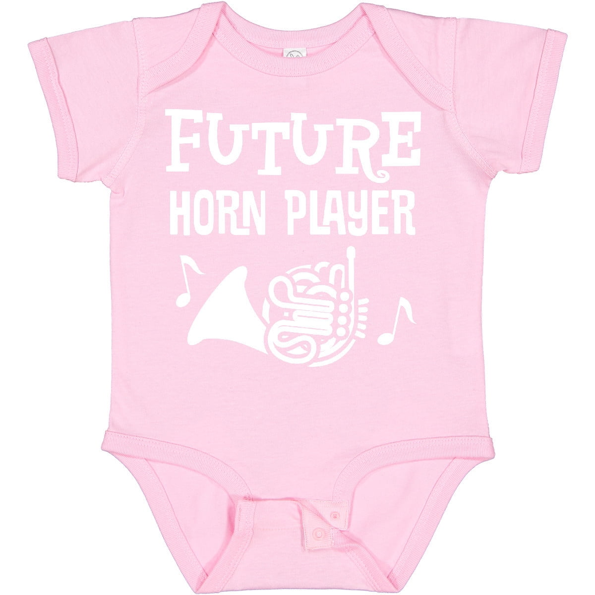Tiny Nest Future French Horn Player Childs Music Gift Infant Creeper ...