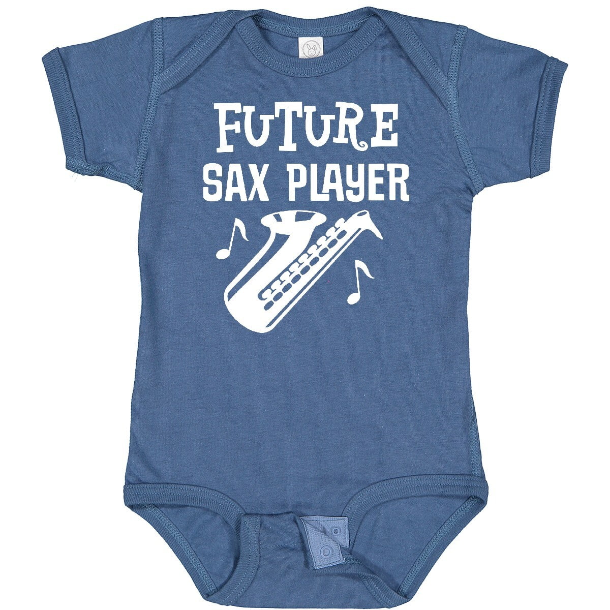 Tiny Nest Future Saxophone Player Childs Music Gift Baby Bodysuit ...