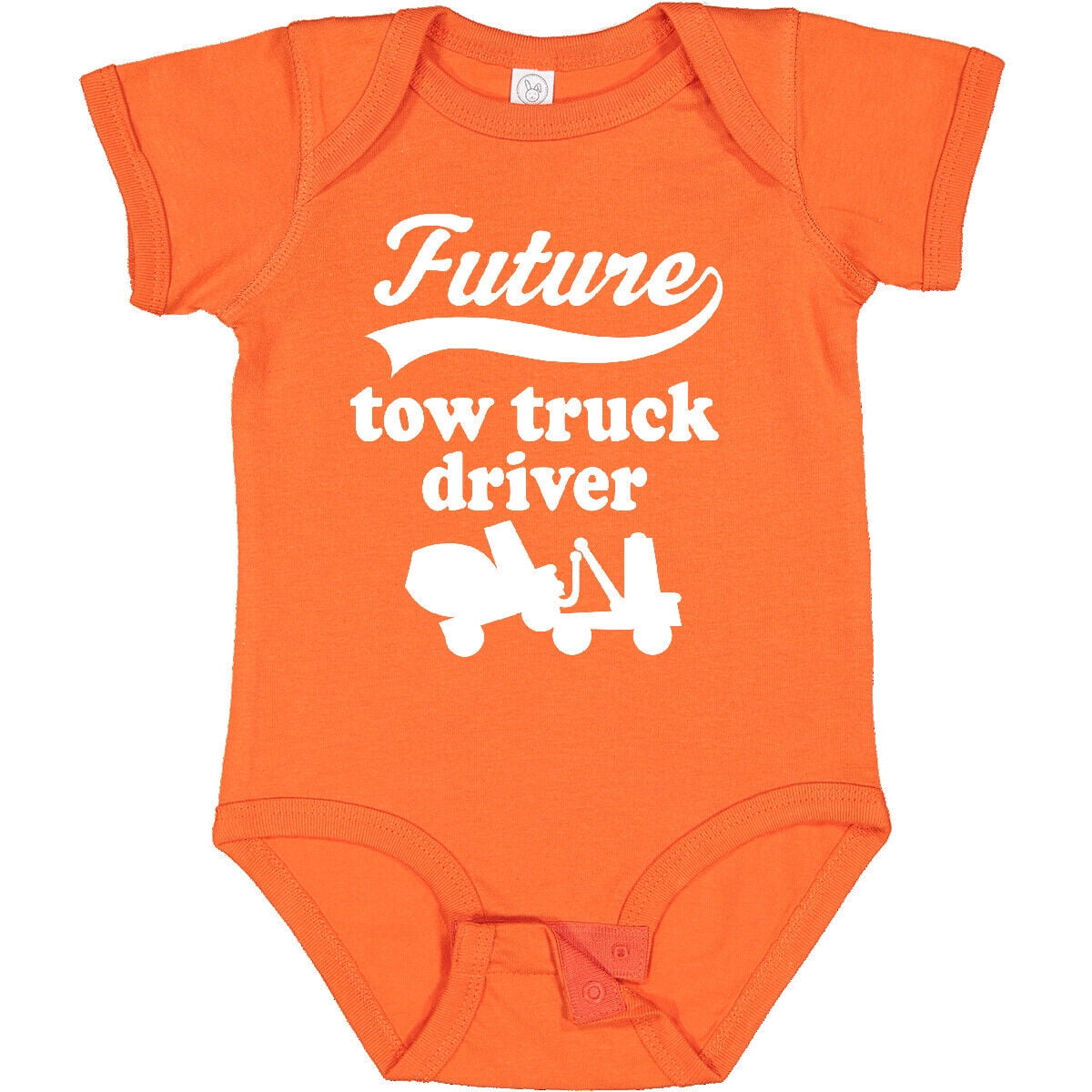 Tiny Nest Future Tow Truck Driver Childs Gift Baby Bodysuit Job ...