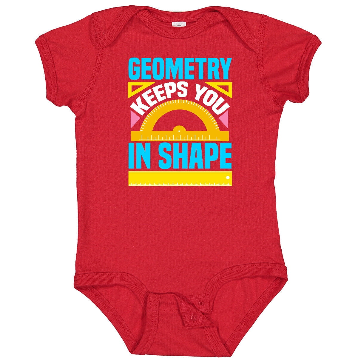 Tiny Nest Geometry Math Geek Funny School Baby Bodysuit Nerd Pi Day ...