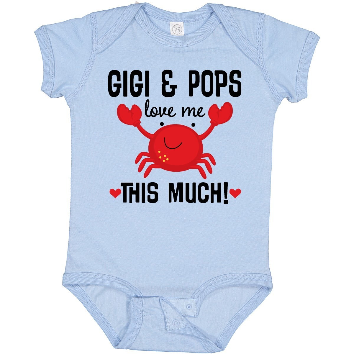 Tiny Nest Gigi And Pops Love Me Grandchild Baby Bodysuit Grandkids ...