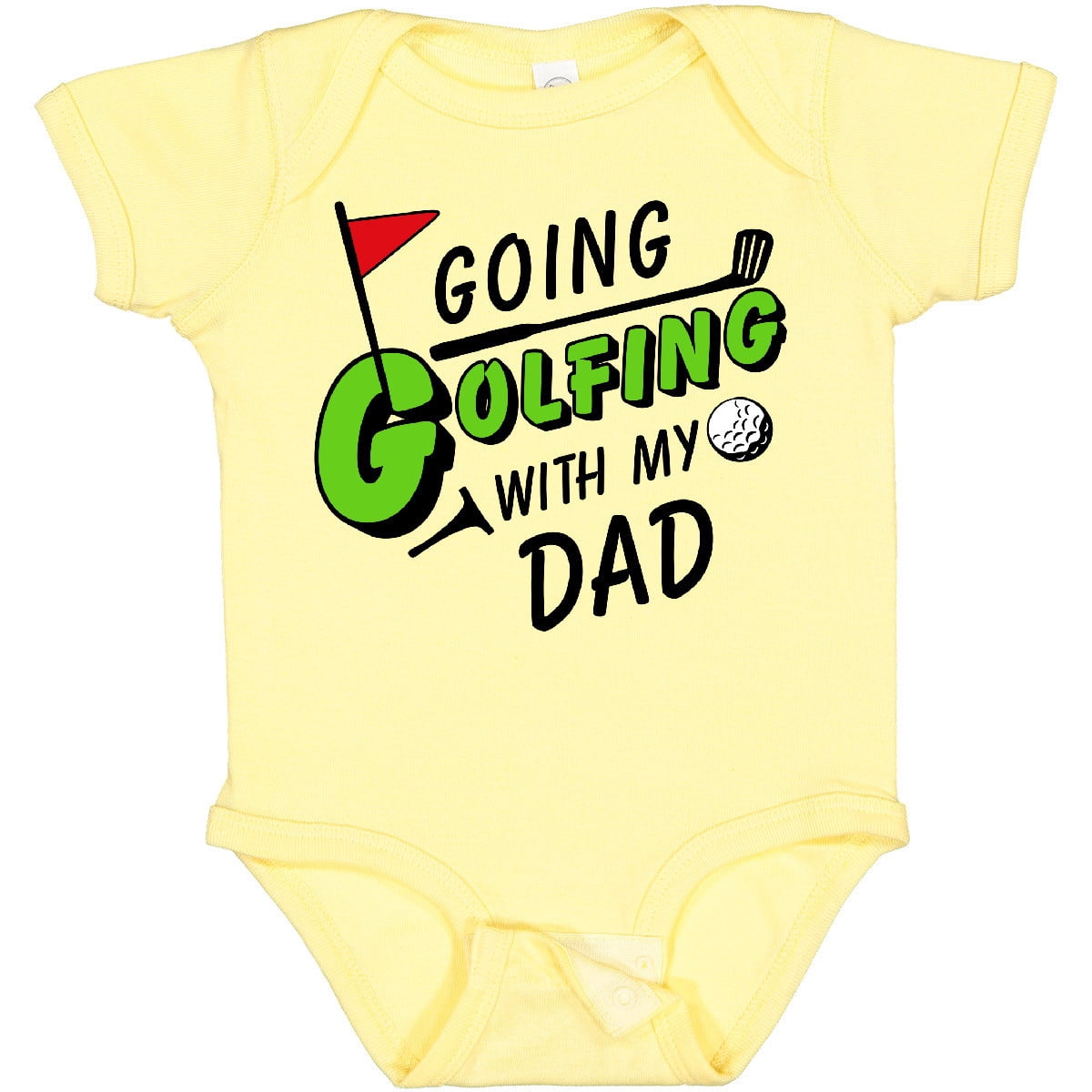 Tiny Nest Going Golfing With My Dad- Kids Golf Baby Bodysuit Sports ...