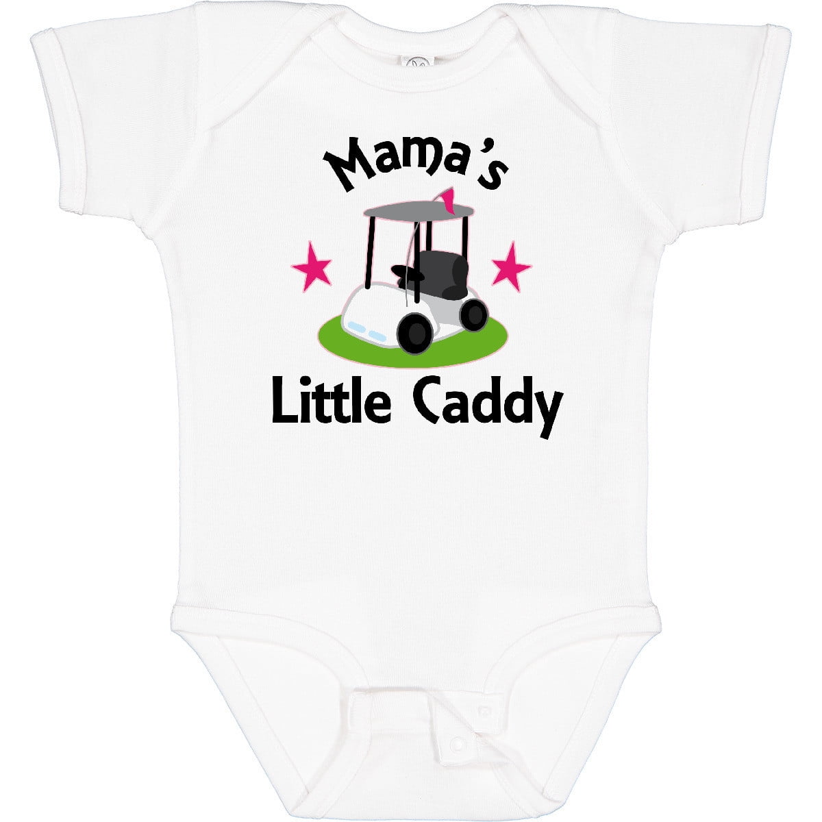 Tiny Nest Golfing Mamas Little Caddy Grandkids Golf Baby Bodysuit Cart ...
