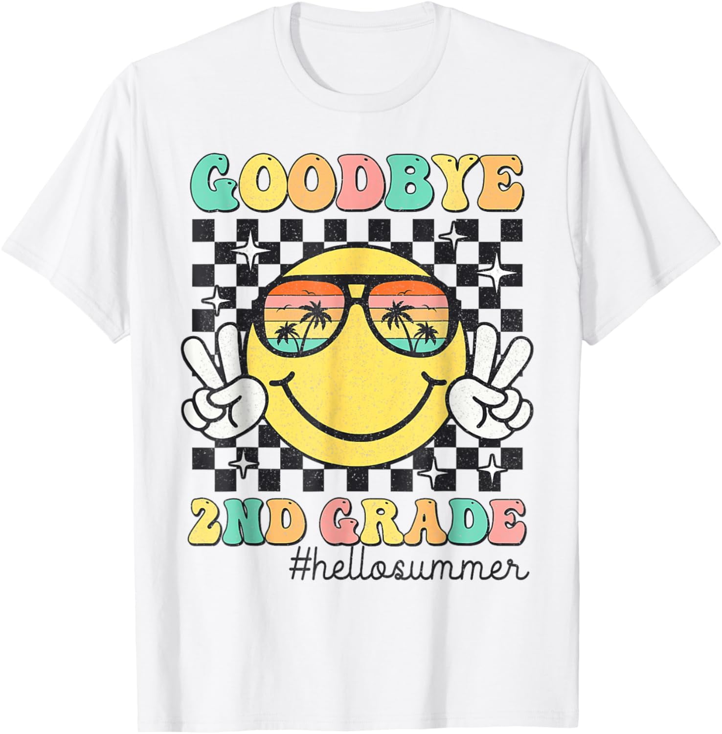Tiny Nest Goodbye 2nd Grade Hello Summer Last Day Of School Student T