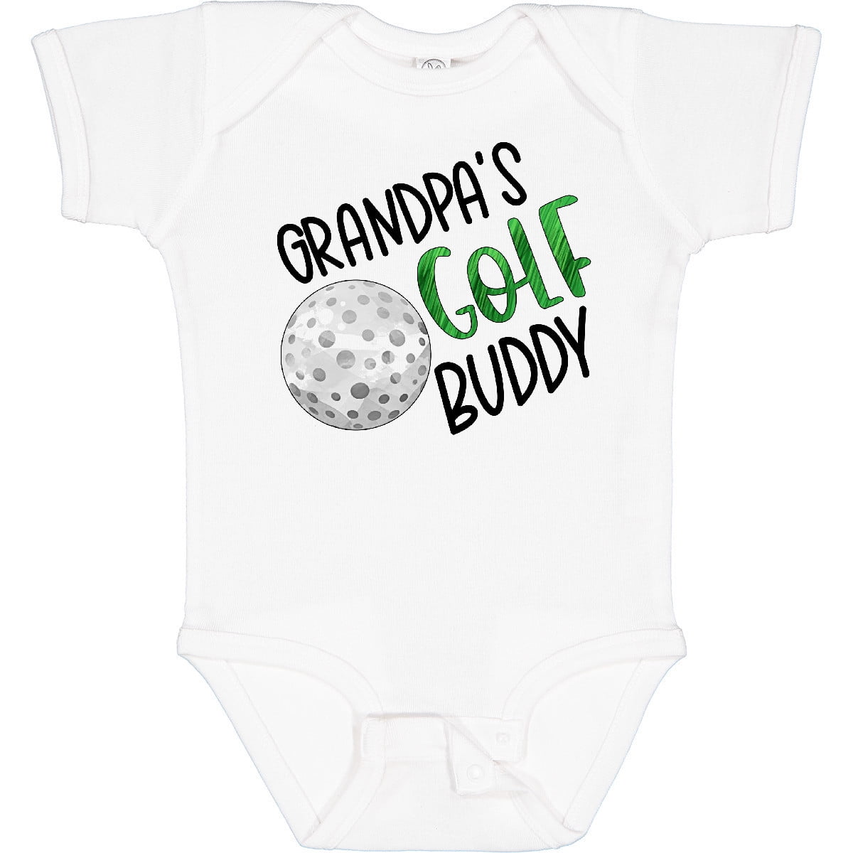 Tiny Nest Grandpa'S Golf Buddy With Golf Ball Baby Bodysuit Fathers Day ...