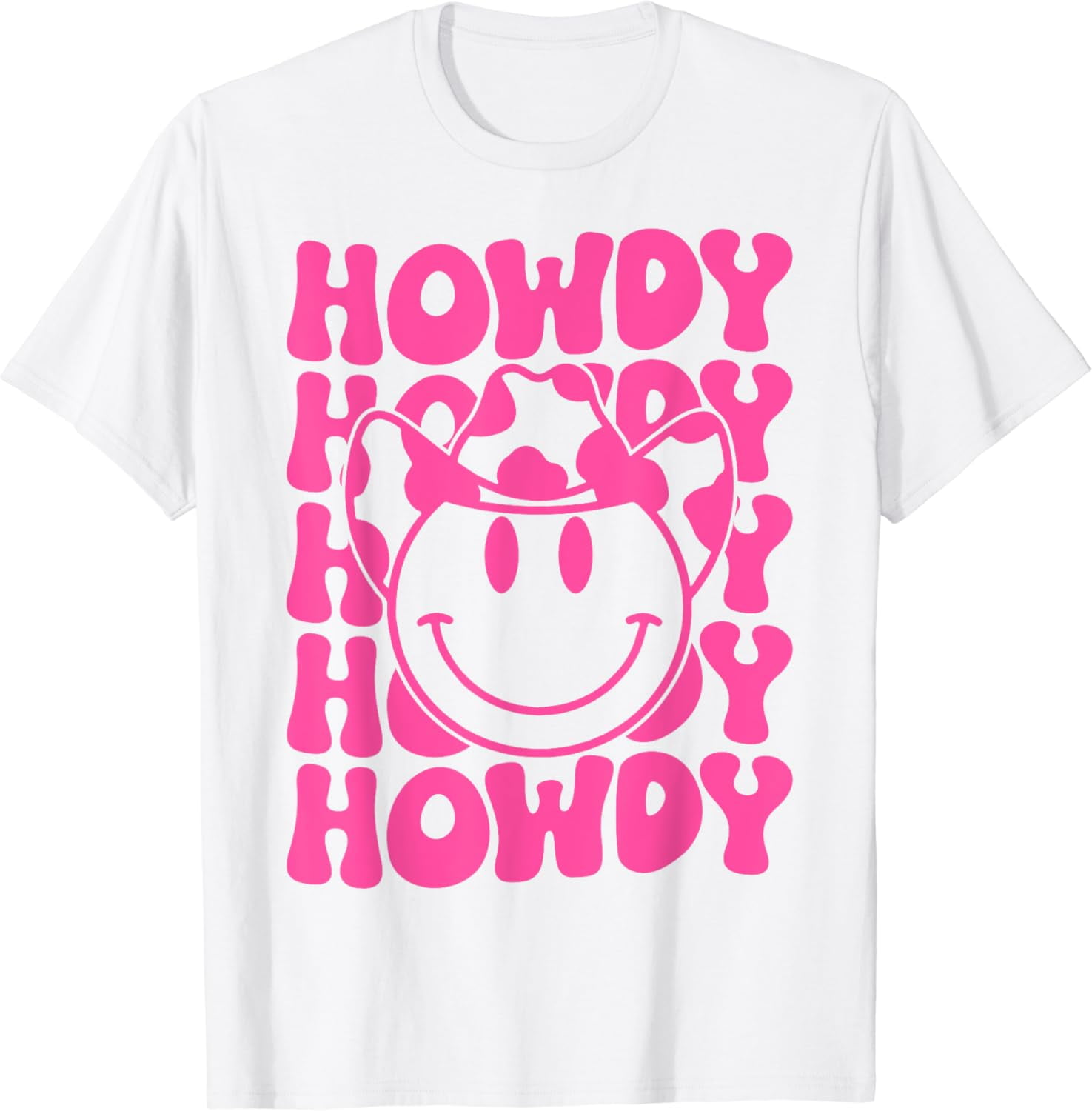 Tiny Nest Groovy Howdy Rodeo Western Country Southern Cowgirl T-Shirt - Walmart.com