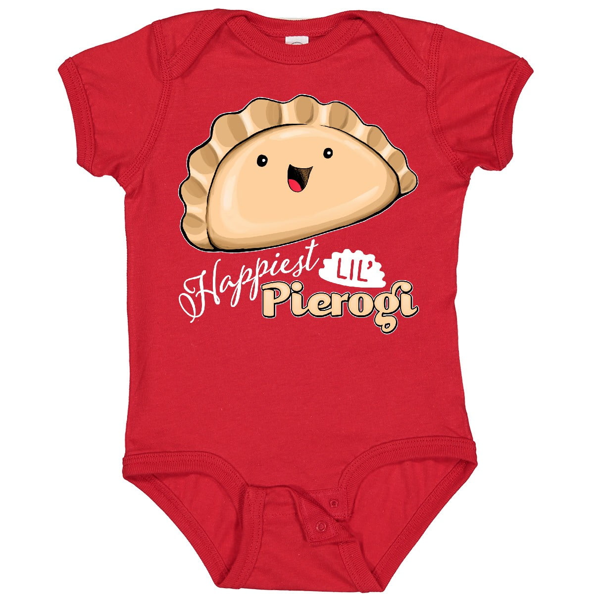 Tiny Nest Happiest Lil' Pierogi Baby Bodysuit Food Cute Polish Cuisine ...