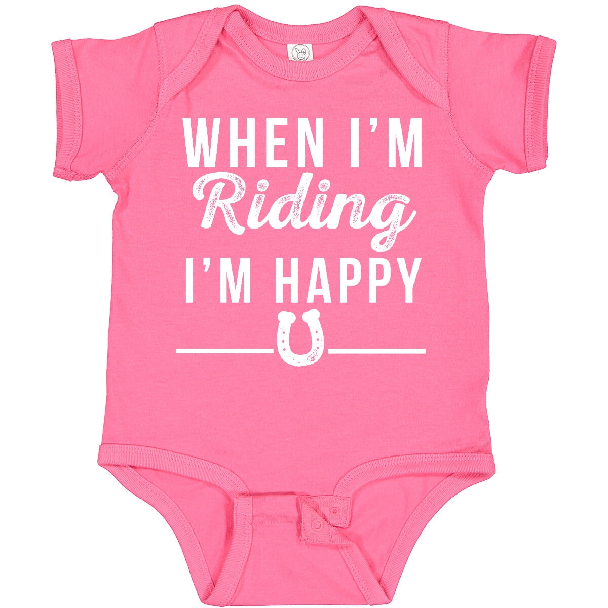 Tiny Nest Horseback Riding Horse Baby Bodysuit Horses Trainer One-Piece ...