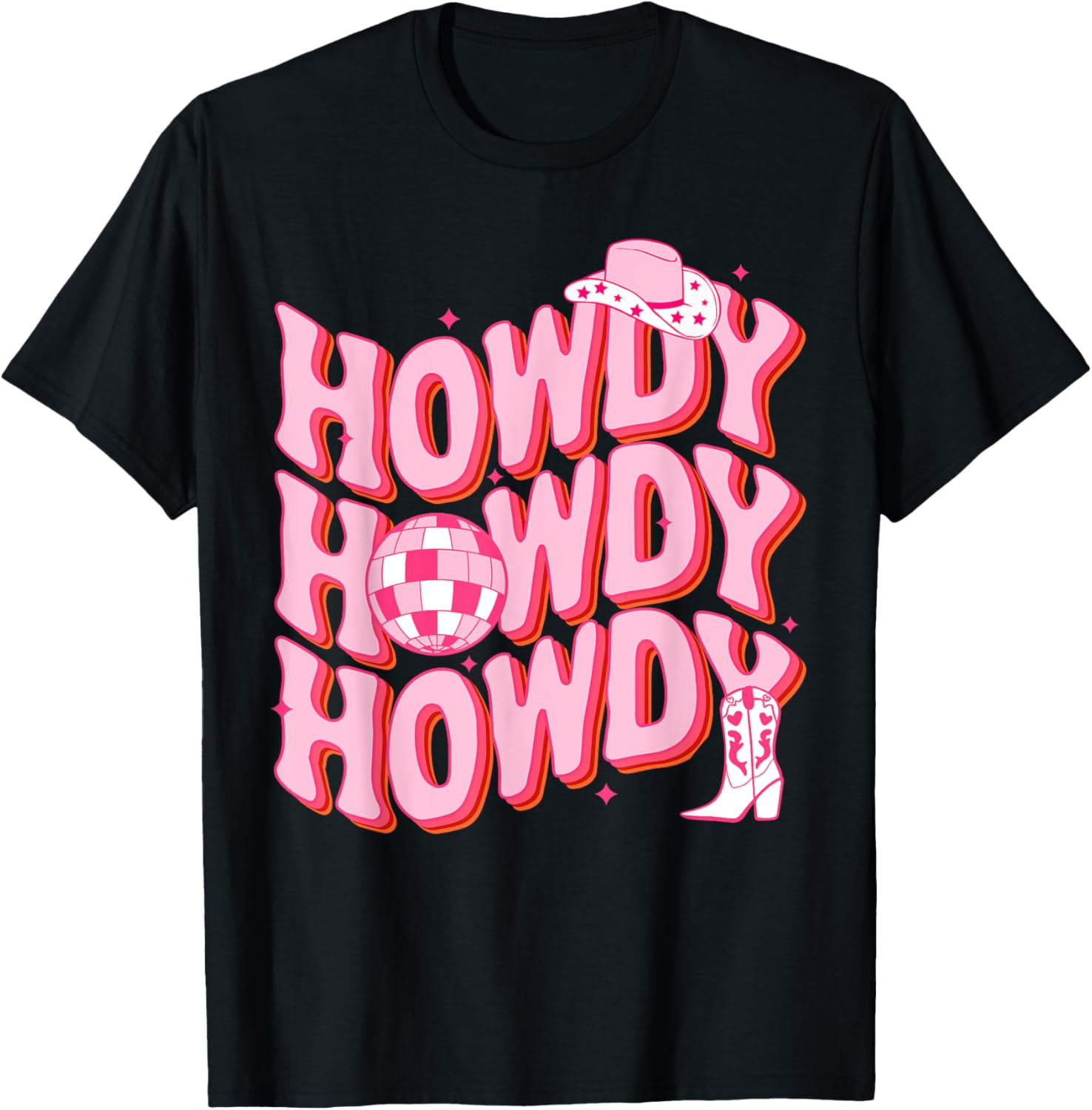 Tiny Nest Howdy Cowgirl Wrangler Western Texas Rodeo Shirts - Walmart.com