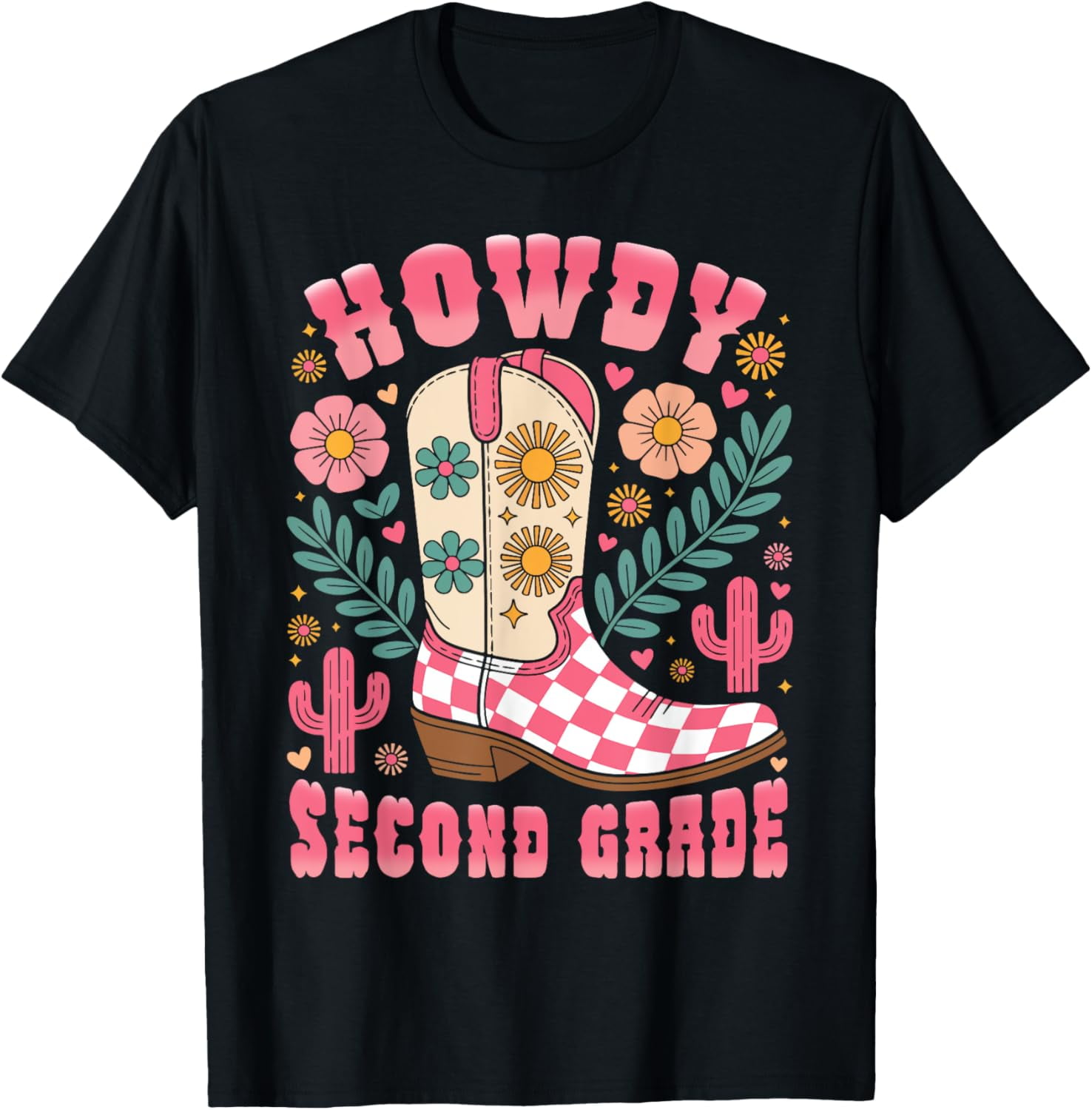 Tiny Nest Howdy Western Back To School Tees - Walmart.com