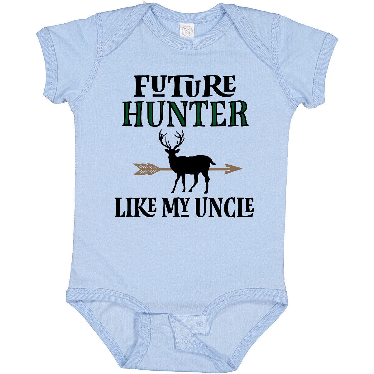 Tiny Nest Hunting Future Hunter Like Uncle Baby Bodysuit Bowhunting ...