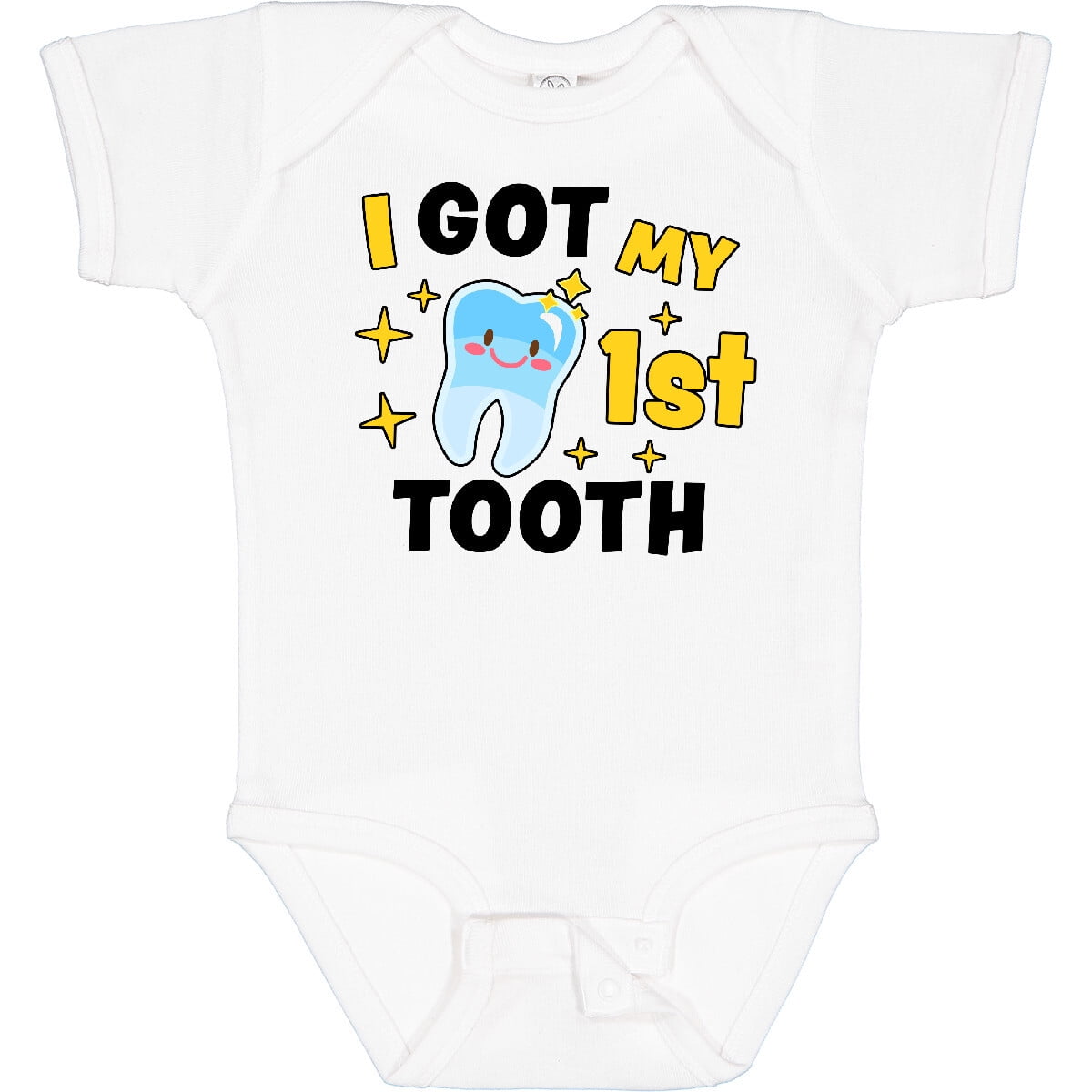 Tiny Nest I Got My 1St Tooth With Cute Tooth Baby Baby Bodysuit First ...