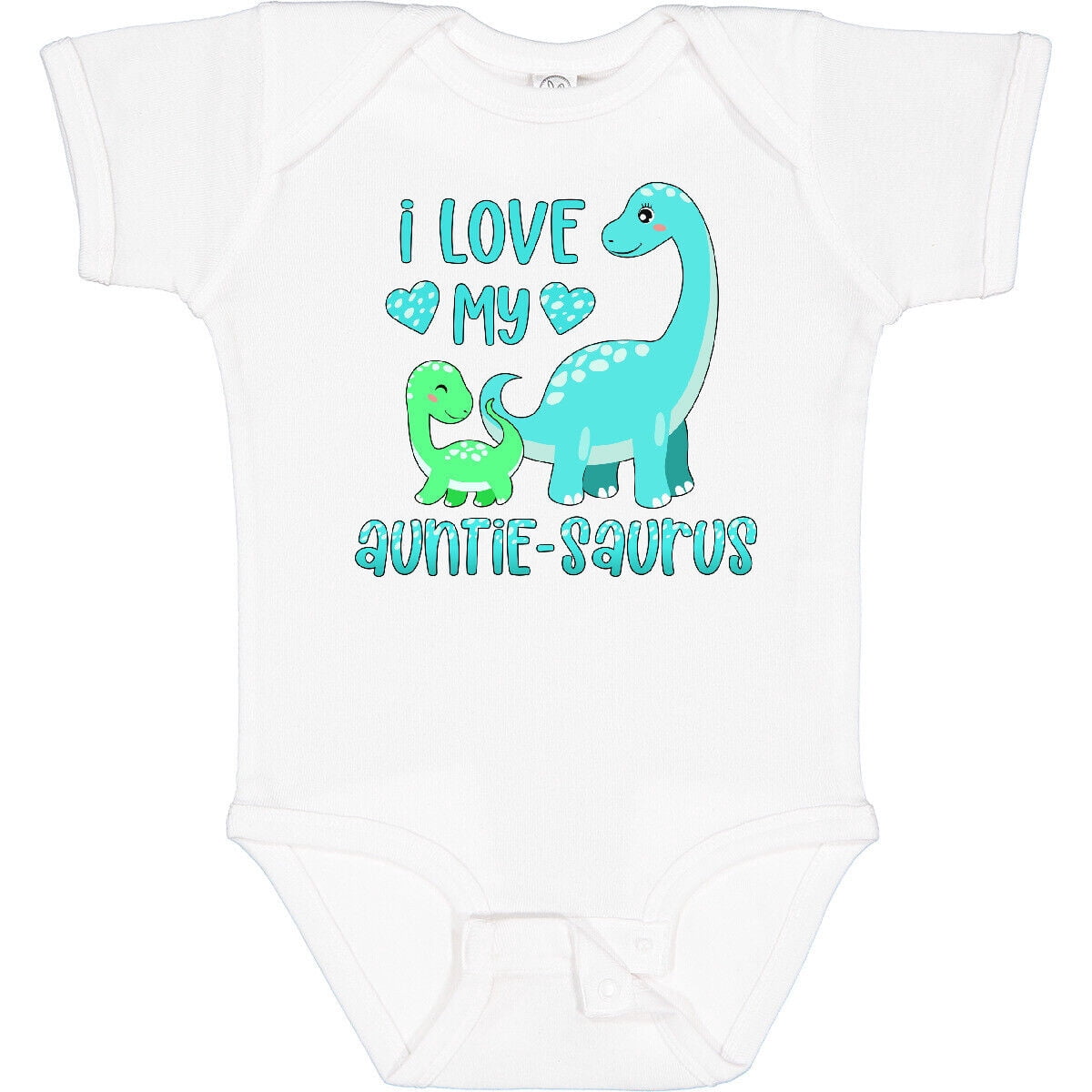 Tiny Nest I Love My Auntie-Saurus Cute Brontosaurus Family Baby ...