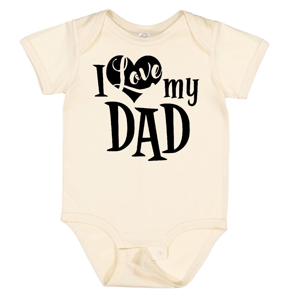 Tiny Nest I Love My Dad Baby Bodysuit Fathers Day Kids Father Daddy Happy First, New Born, Baby ...