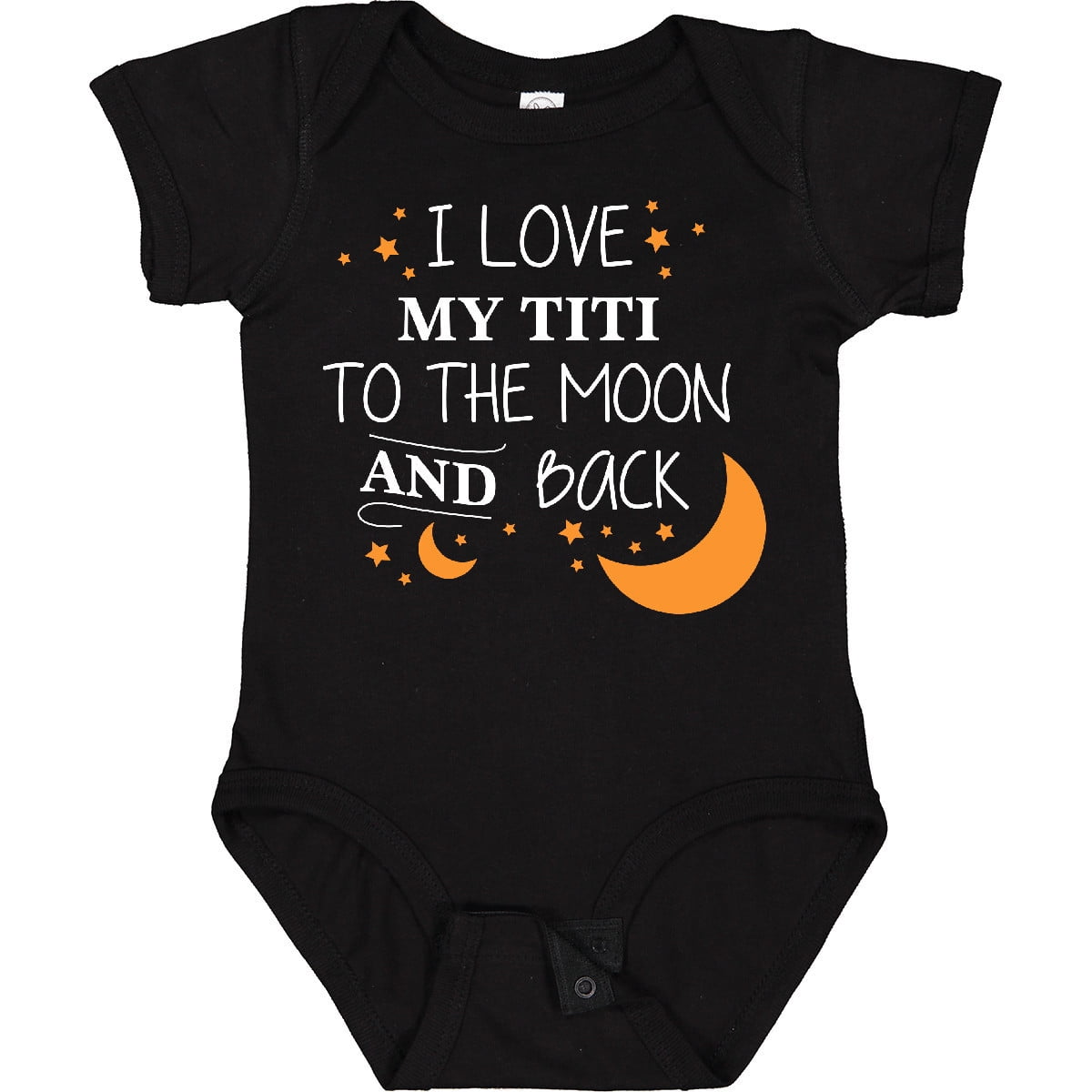 Tiny Nest I Love My Titi To The Moon And Back Infant Creeper Family You Aunt, New Born, Baby ...
