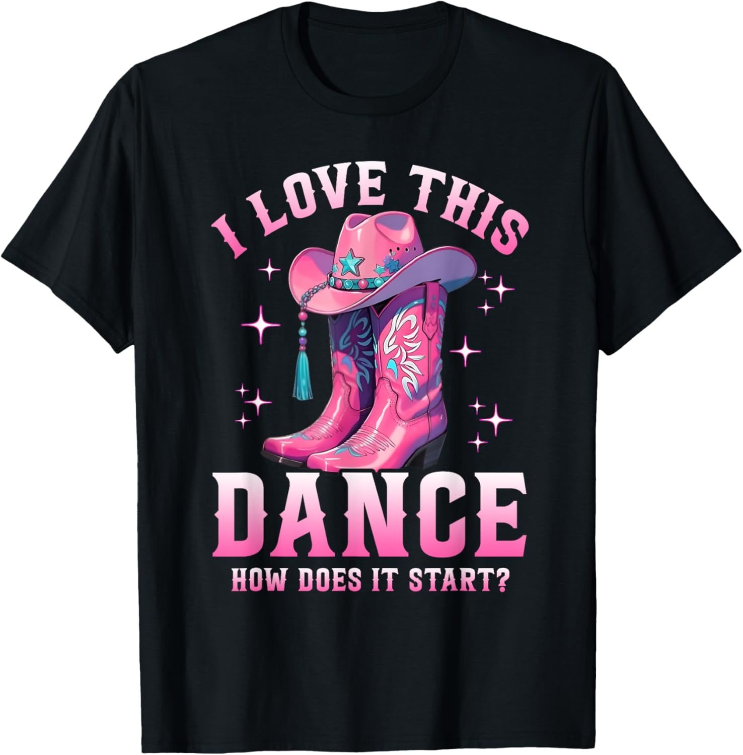 Tiny Nest I Love This Dance Boot Wrangler Western Cowgirl - Walmart.com