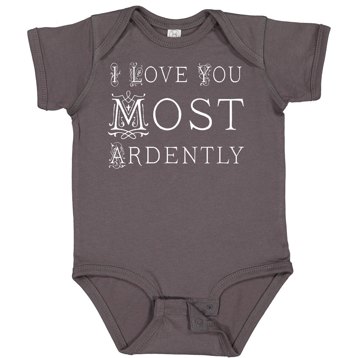 Tiny Nest I Love You Most Ardently Austen Baby Bodysuit Jane Reading ...