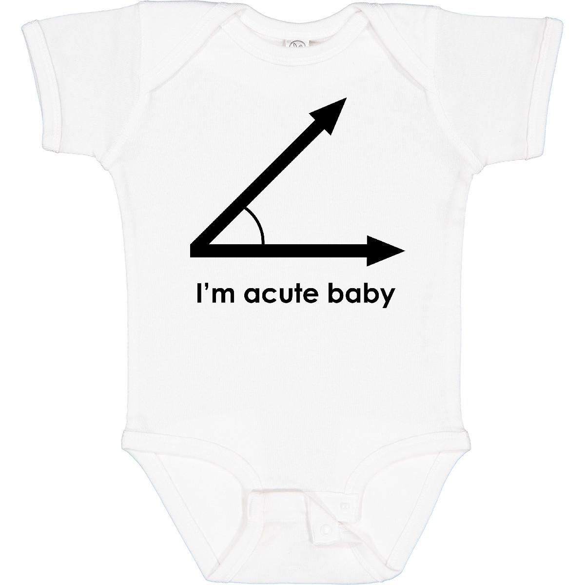 Tiny Nest I'M Acute Baby Funny Math Pun Baby Bodysuit Cute Geek ...