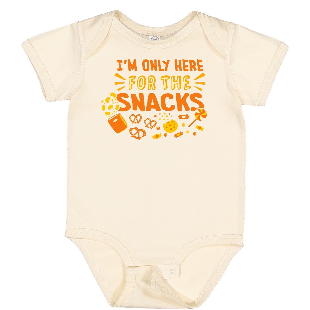 Tiny Nest I'M Only Here For The Snacks Baby Bodysuit Snack Snacking ...