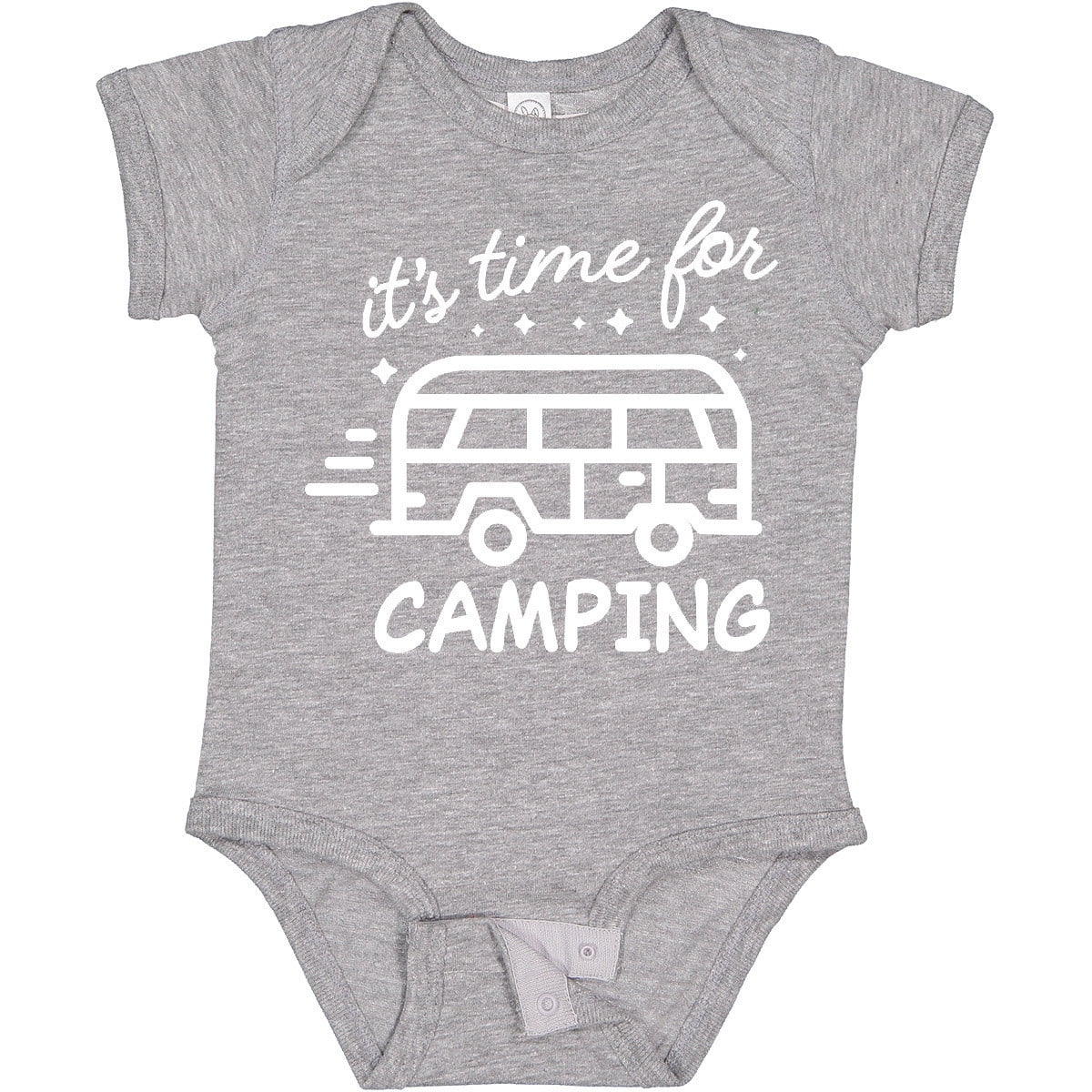 Tiny Nest It'S Time For Camping With Camper Baby Bodysuit Camp I Nature ...