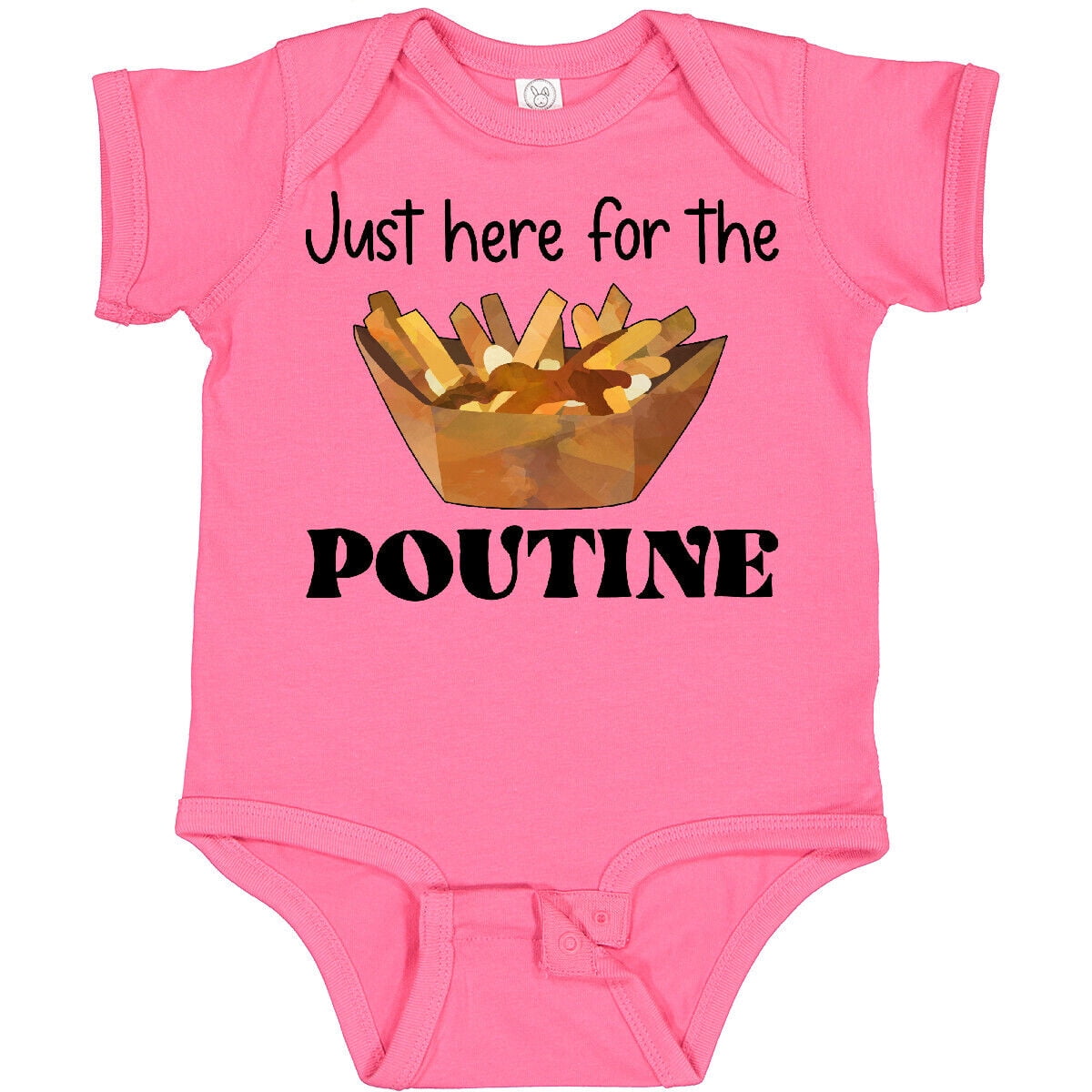 Tiny Nest Just Here For The Poutine Baby Bodysuit Canadian Country ...