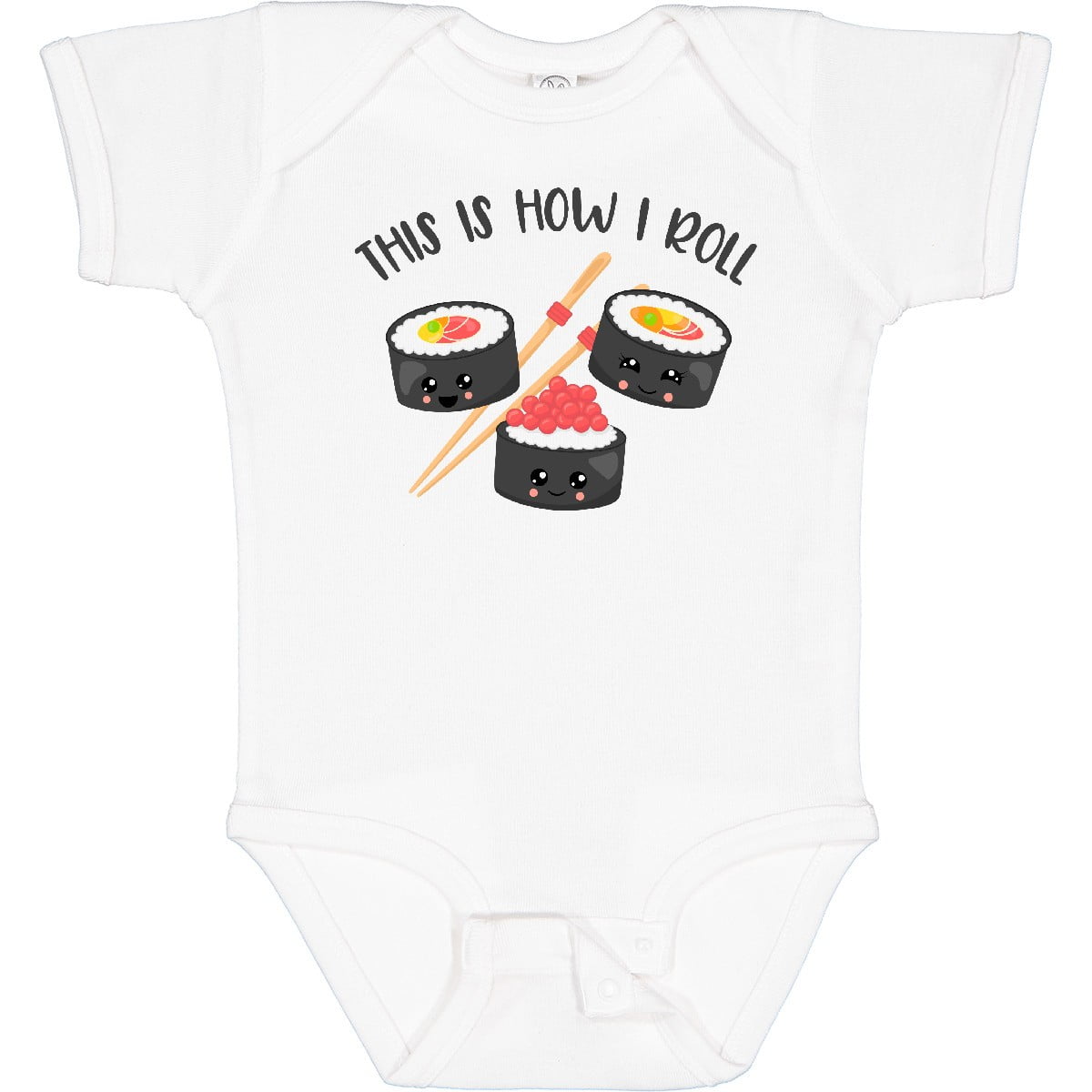 Tiny Nest Kawaii How I Roll Sushi Baby Bodysuit This Is Japanese Food ...