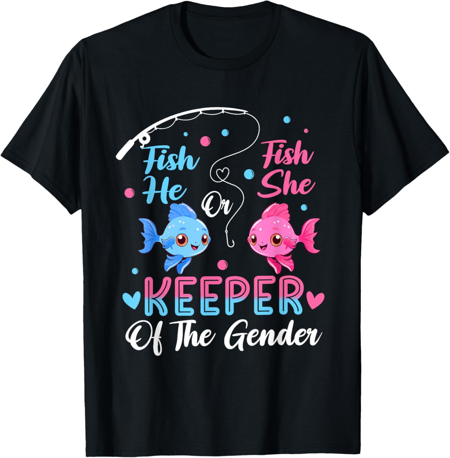 Tiny Nest Keeper Of The Gender Fish He Or Fish Gender Reveal Party T ...