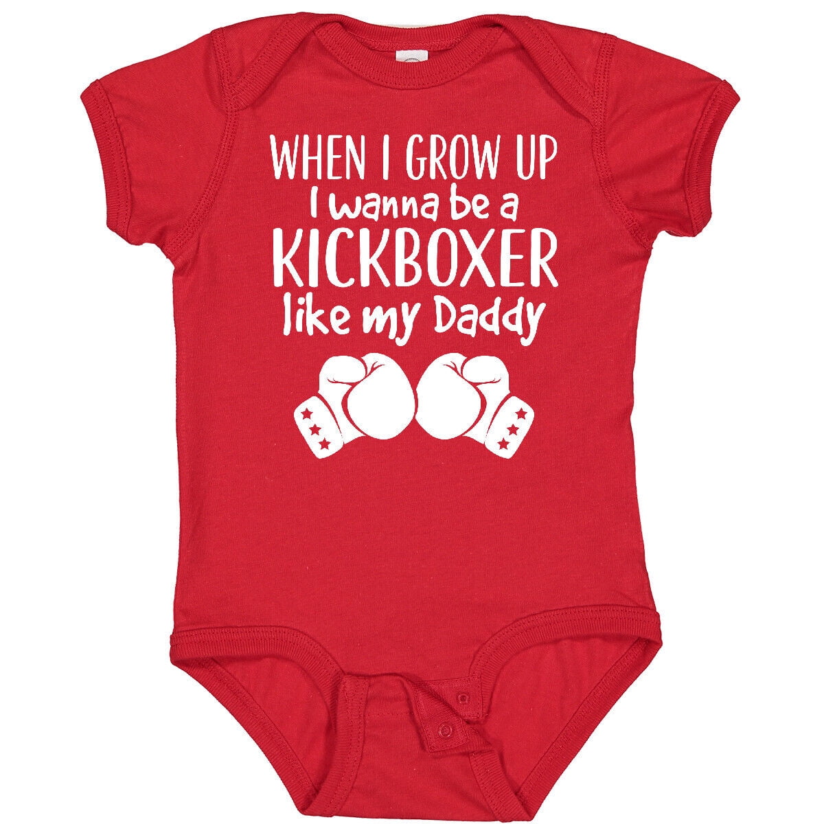 Tiny Nest Kickboxing Future Kickboxer Like Daddy Infant Creeper Combat ...