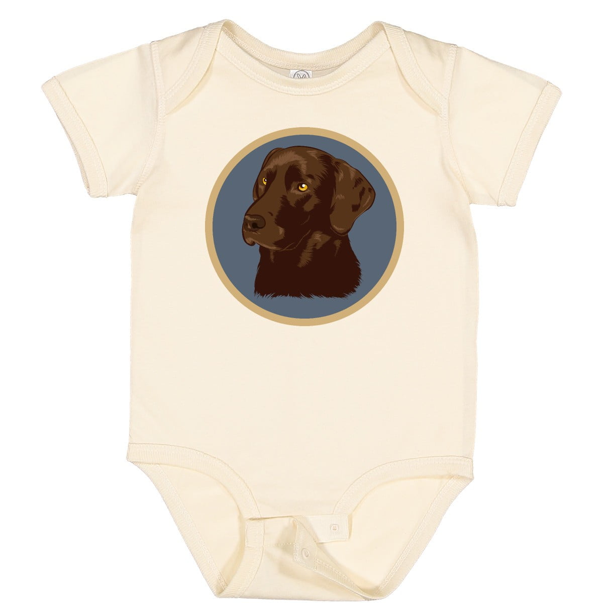 Tiny Nest Labrador Retriever Chocolate Lab Dog Infant Creeper Puppy Art ...