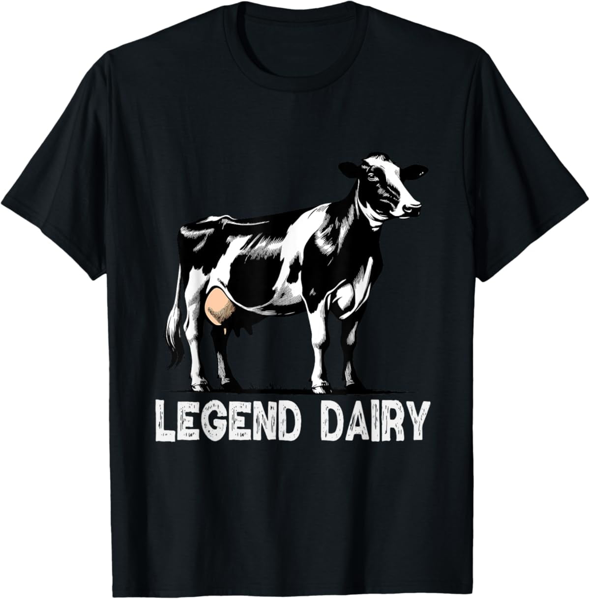Tiny Nest Legend Dairy Cow Farmer Moo Dairy Farming Pun T-Shirt, Gift ...