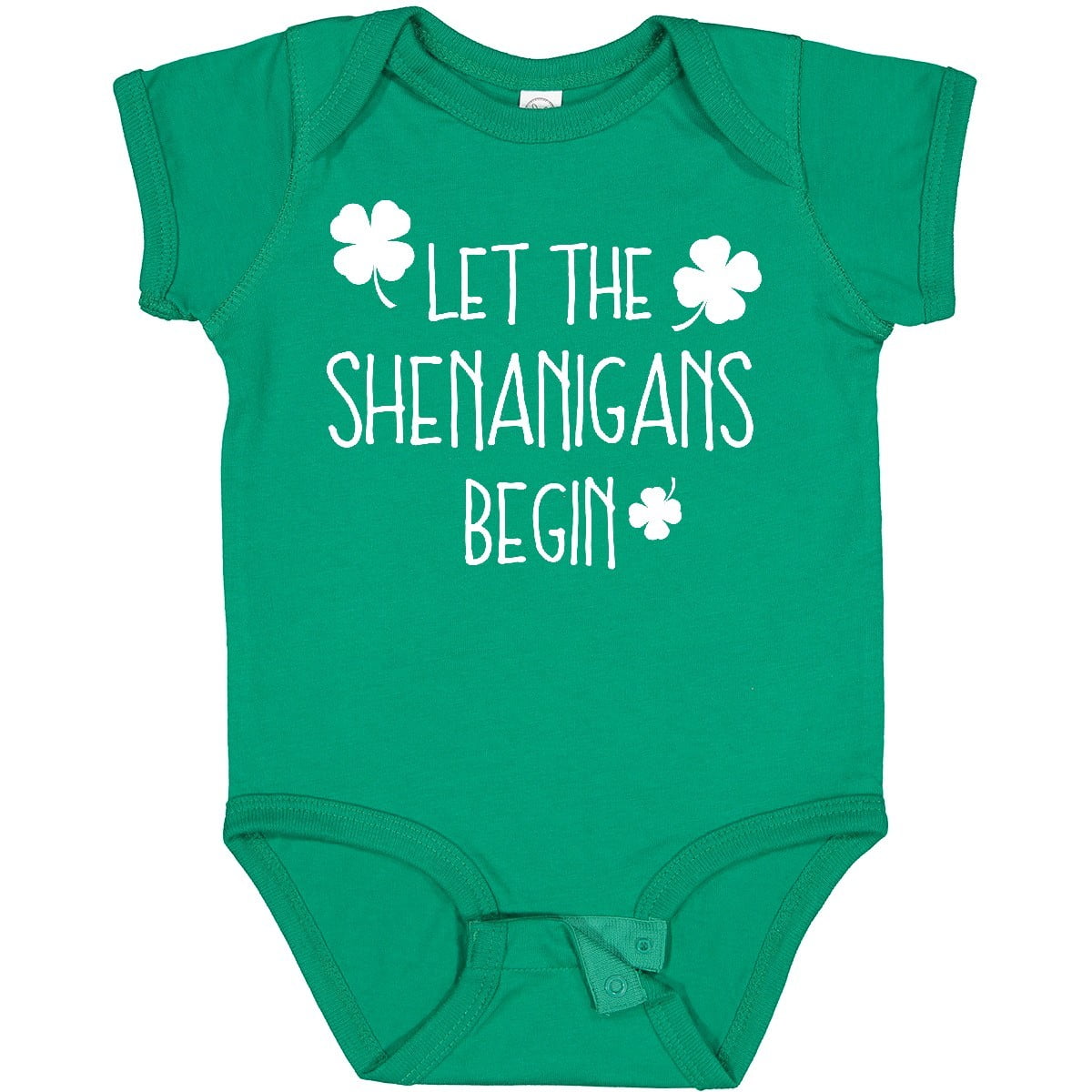 Tiny Nest Let The Shenanigans Begin Baby Bodysuit Patricks Shamrock ...