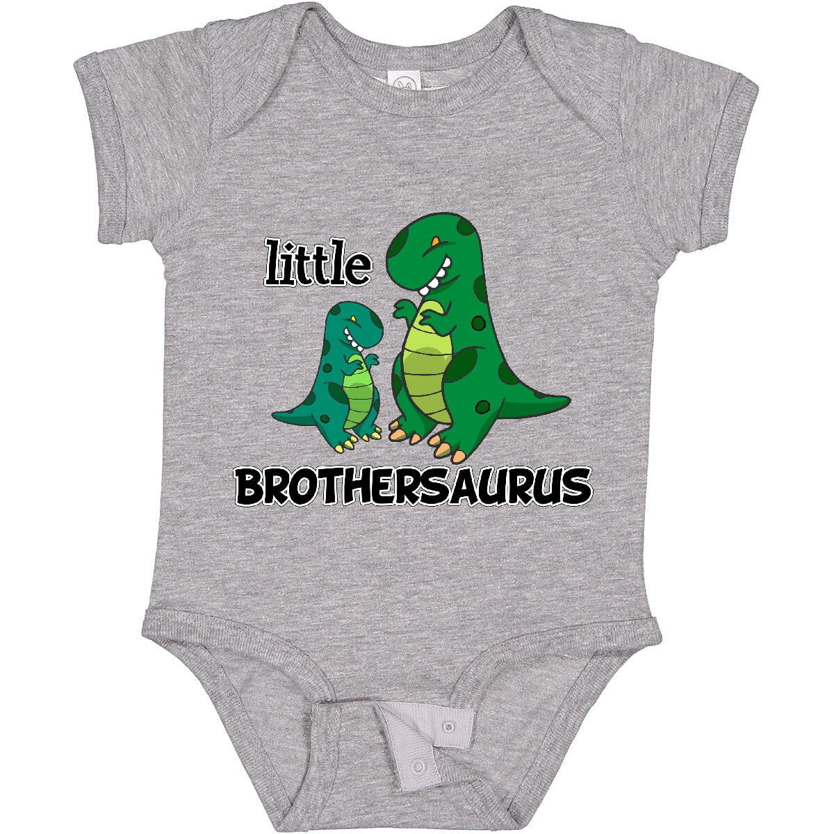 Tiny Nest Little Brothersaurus Baby Bodysuit Brother Dinosaur Cute ...