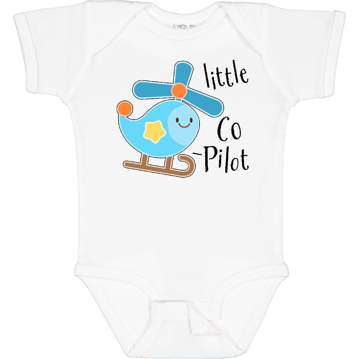 Tiny Nest Little Co-Pilot- Cute Helicopter Baby Bodysuit Boy Pilot ...